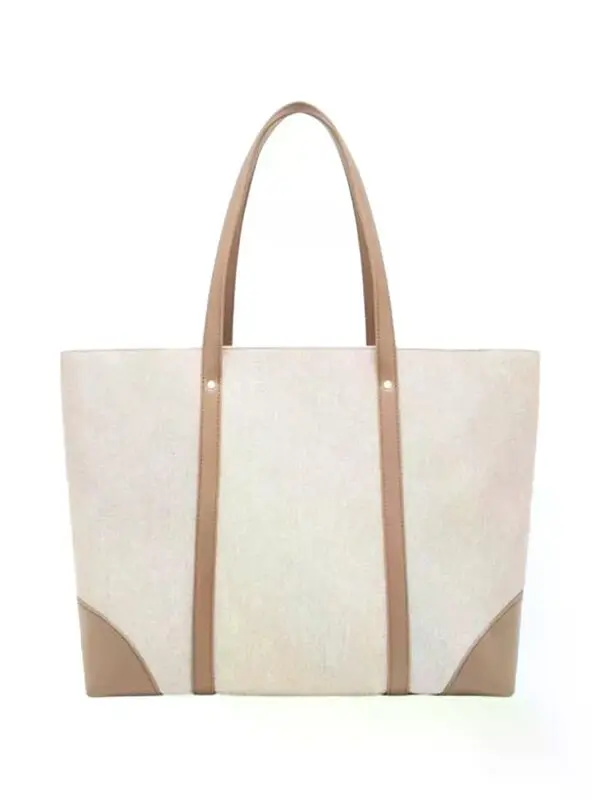 Armani Exchange Logo Plaque Tote Bag
