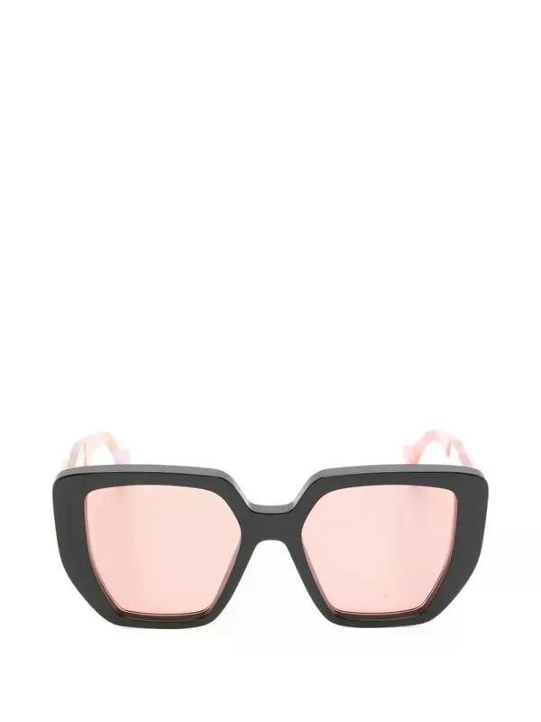 Gucci Geometric Frame Sunglasses