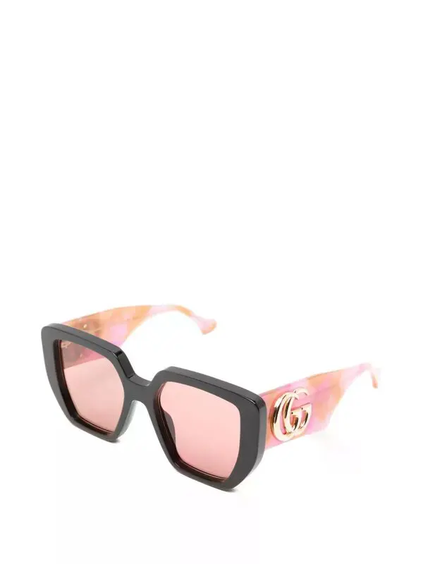 Gucci Geometric Frame Sunglasses