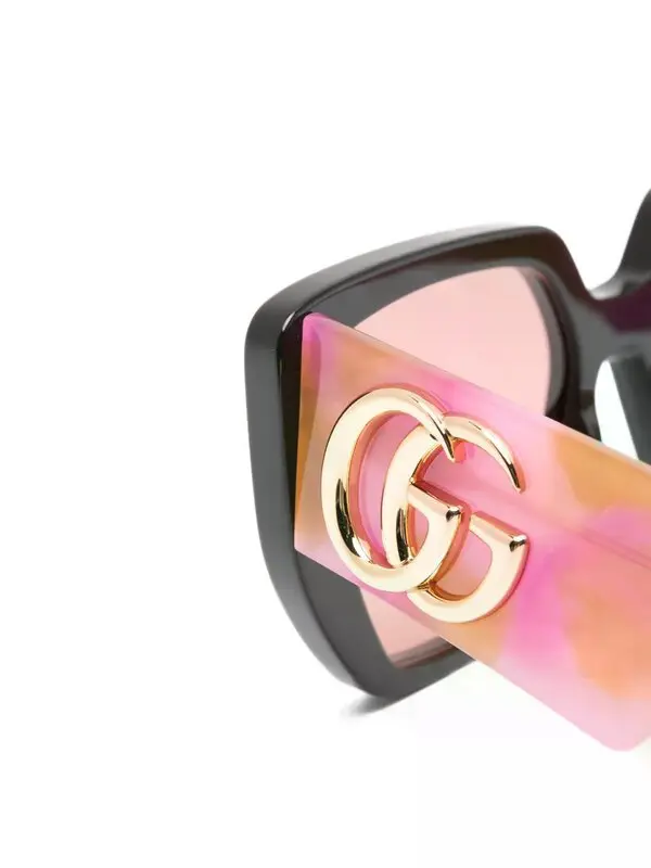Gucci Geometric Frame Sunglasses