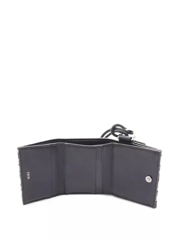 Dior 2010s Oblique-jacquard Trifold Wallet