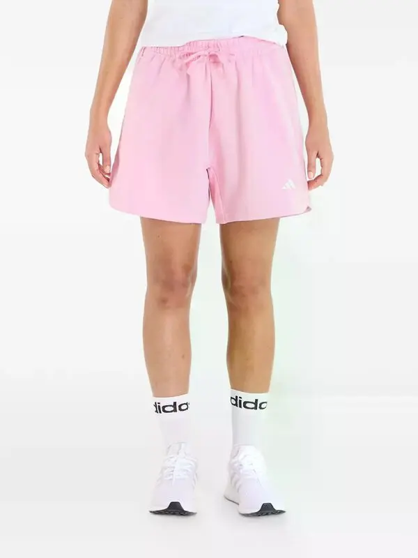 Adidas Logo Print Drawstring Shorts