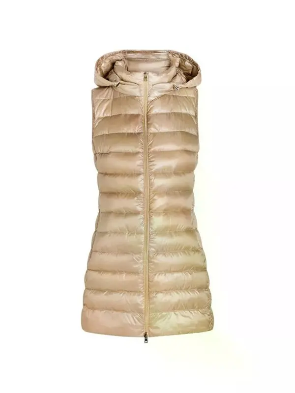 Herno Ultralight Hooded Waistcoat - Neutrals