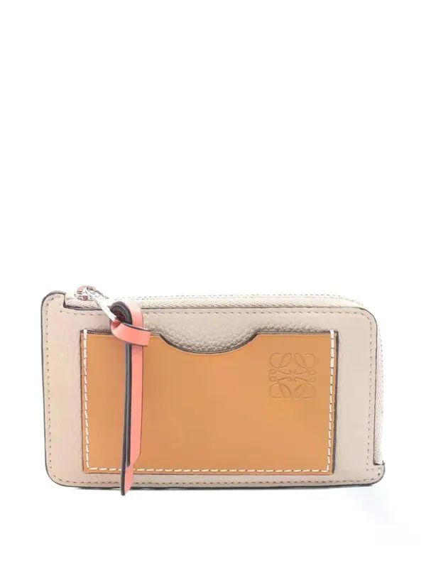 Loewe 2010s Anagram Leather Card Holder