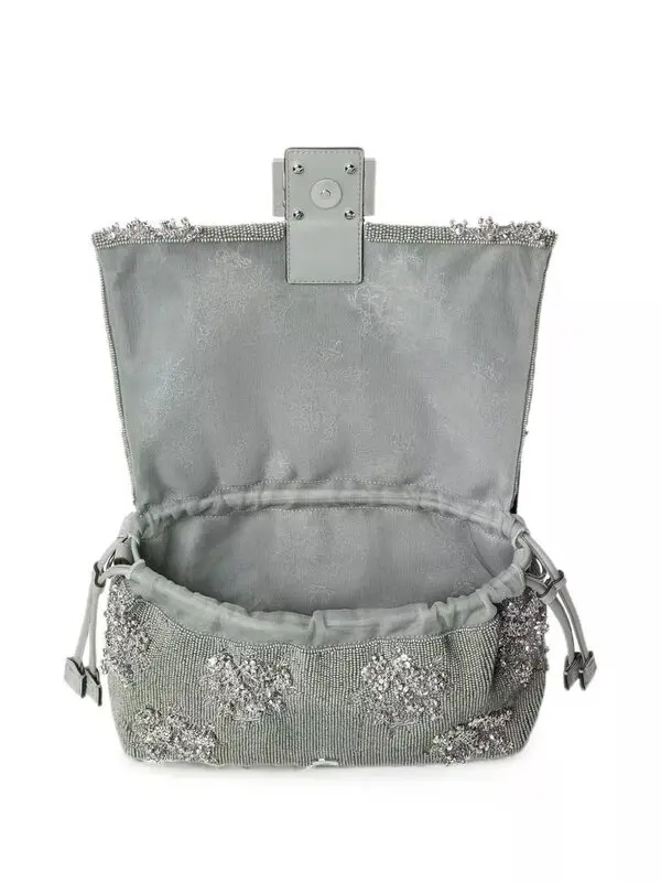 Fendi Floral-embellished Shoulder Bag
