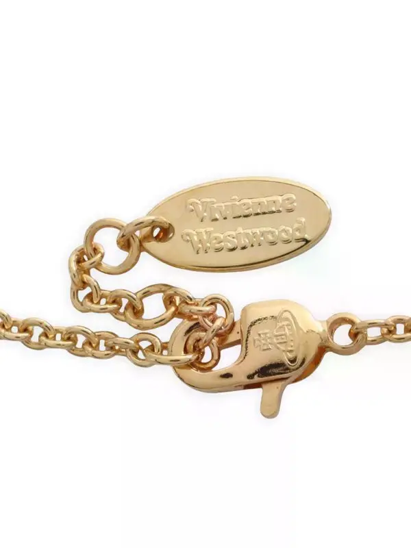 VIVIENNE WESTWOOD Orb Motif Heart Charm Bracelet