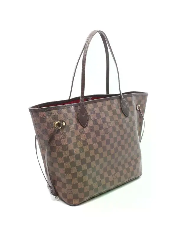 LOUIS VUITTON Neverfull Mm Damier Ebene Tote Bag