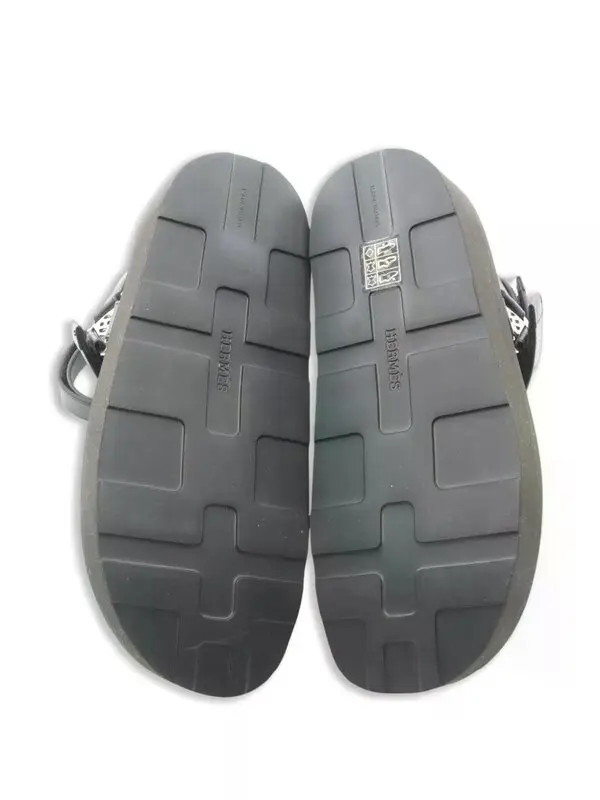 Hermès Enid Buckle Platform Sandals