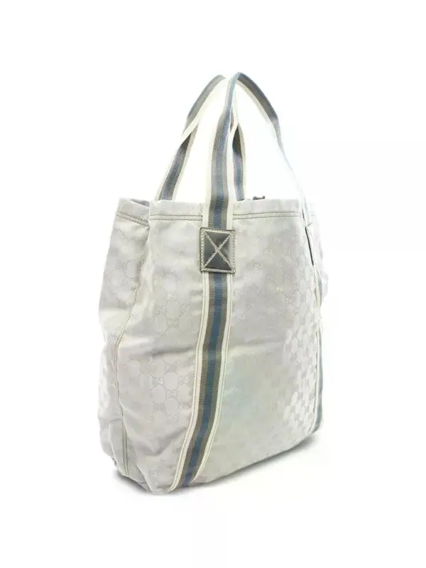 Gucci Gg Canvas Sherry Line Tote Bag