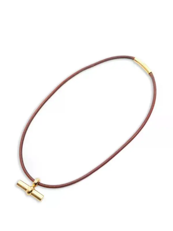 Hermès Glennan Leather Choker