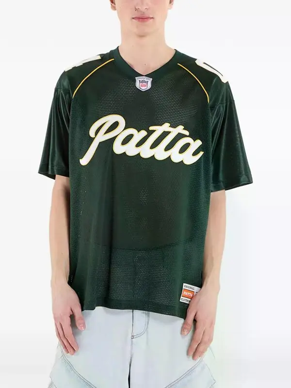 PATTA Logo Print Mesh T-shirt