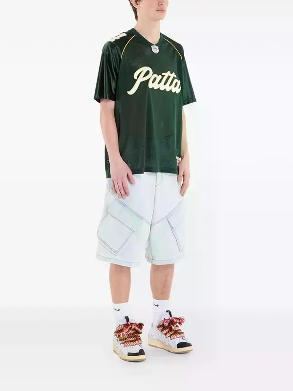 PATTA Logo Print Mesh T-shirt