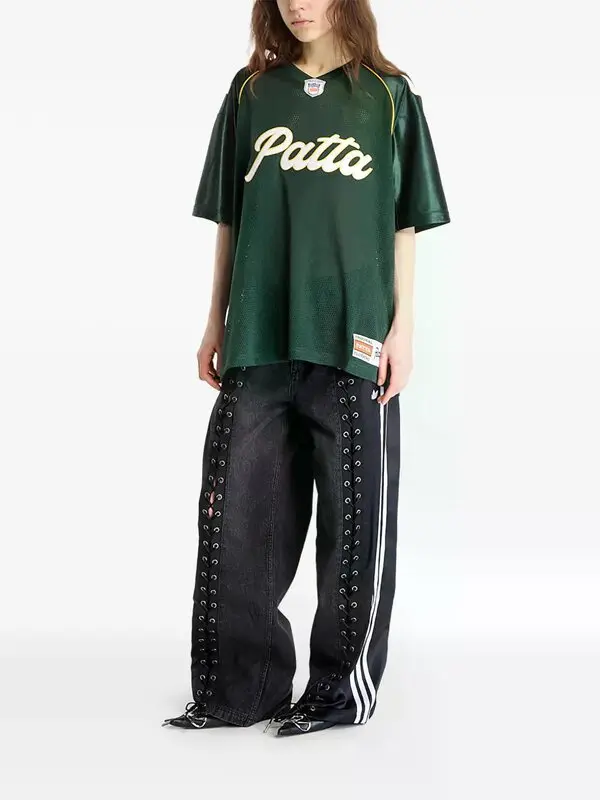 PATTA Logo Print Mesh T-shirt