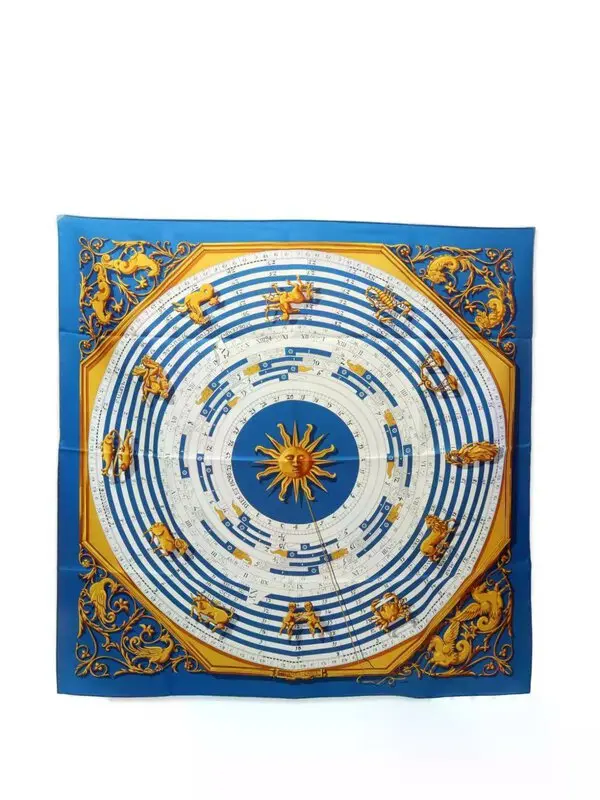Hermès Carre 90 Dies Et Hore Scarf