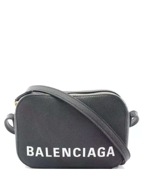 Balenciaga Xs Ville Camera Cross Body Bag - Black