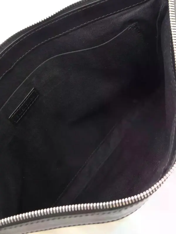 Balenciaga Medium Navy Clip Clutch Bag