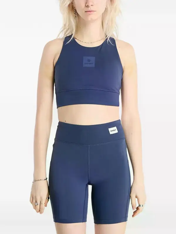 SAYSKY Motion Logo-patch Sports Bra - Blue