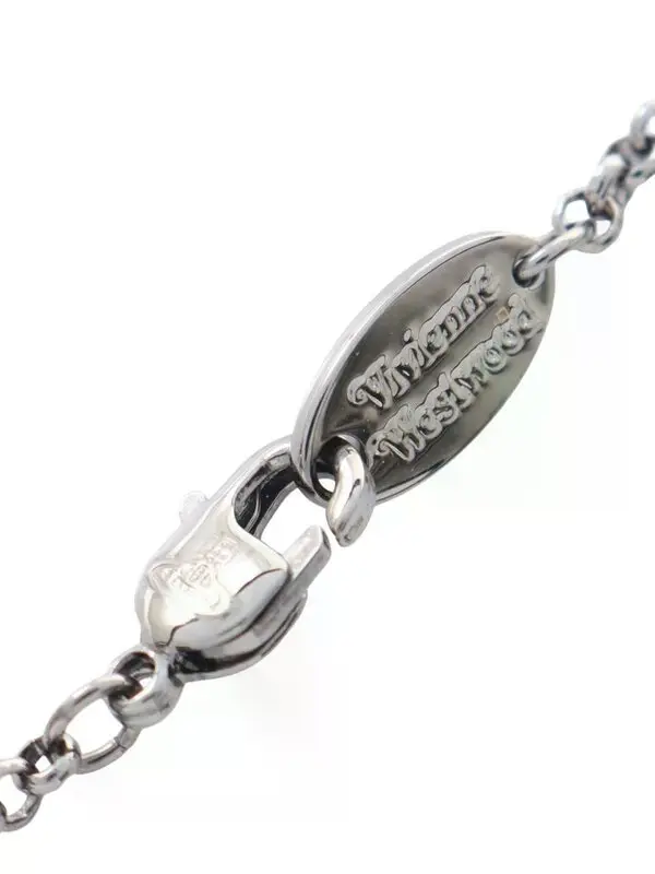VIVIENNE WESTWOOD Mini Bas Relief Rhinestone Necklace