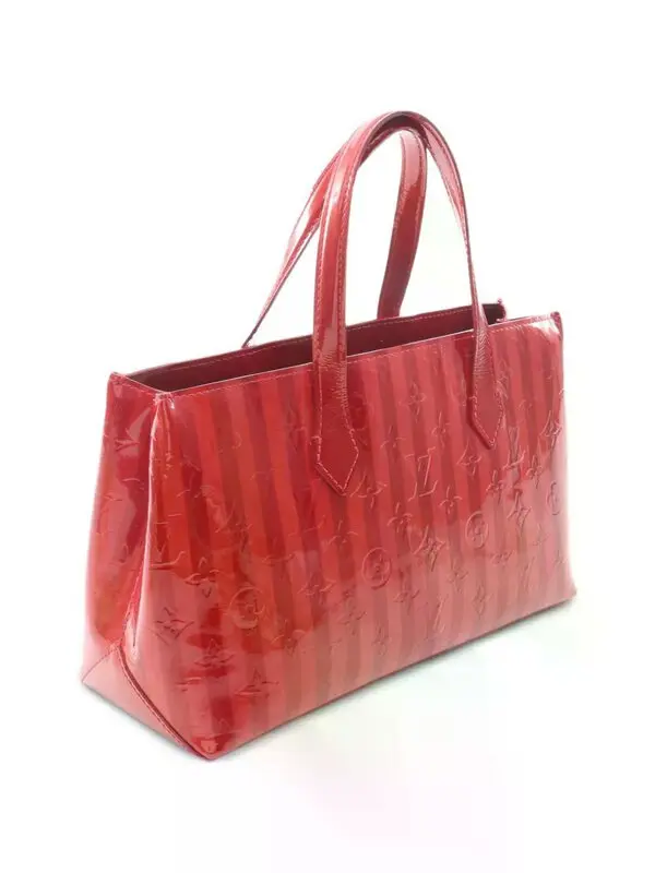LOUIS VUITTON Wilshire Pm Monogram Vernis Tote Bag