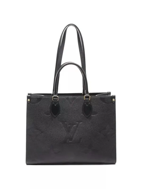 LOUIS VUITTON Monogram Empreinte On-the-go Tote Bag - Black
