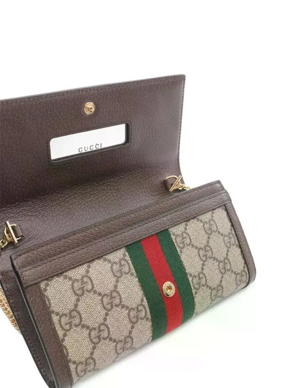 Gucci 2020s Ophidia Gg Supreme Chain Wallet