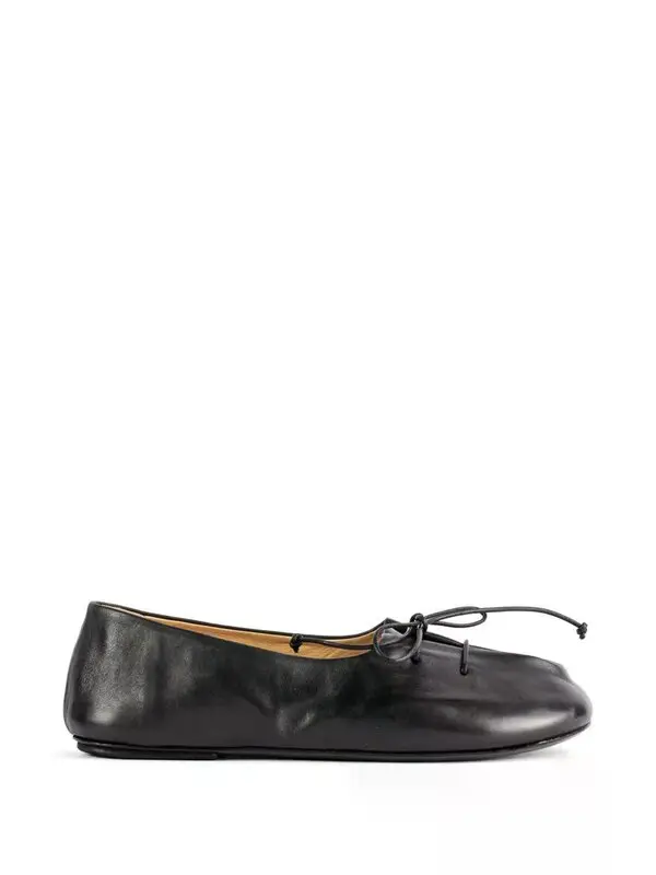 Marsèll Girella Lace-up Ballet Flats - Black
