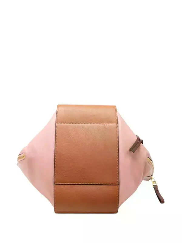 Loewe Tricolor Leather Hammock Satchel