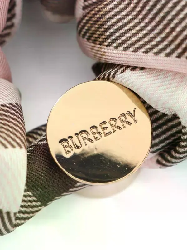 Burberry Check Ruched Scrunchie