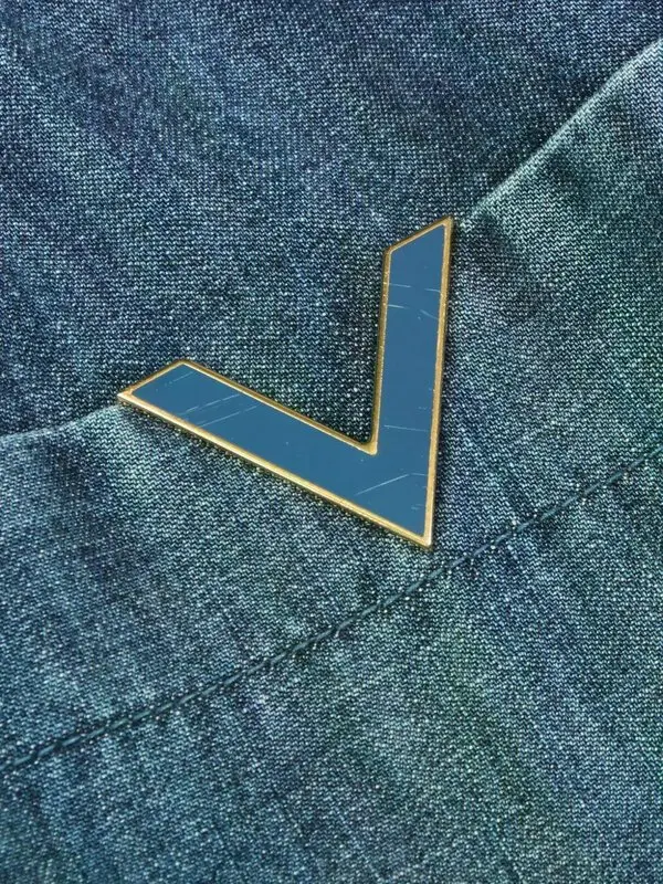 Valentino Garavani 2010s Vlogo Wide Leg Jeans