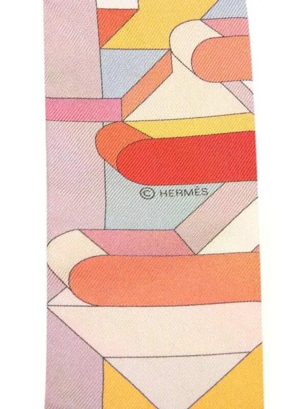 Hermès 2000-2026 Perspective Cavaliere Silk Twilly Scarf Scarves