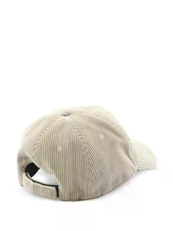 Fendi Ff Logo Corduroy Cap
