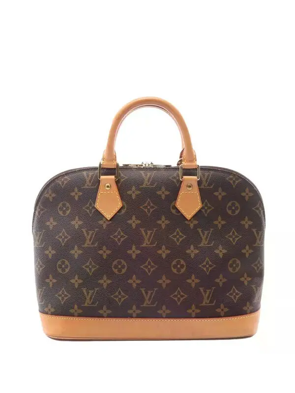 LOUIS VUITTON Monogram Alma Pm Handbag - Brown