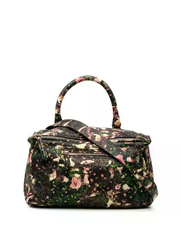 Givenchy Medium Floral Printed Calfskin Pandora Satchel