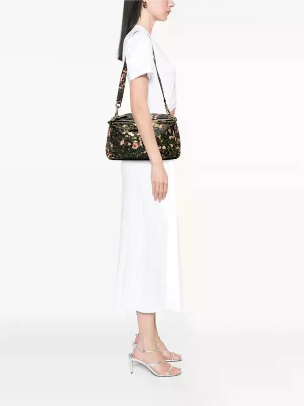 Givenchy Medium Floral Printed Calfskin Pandora Satchel