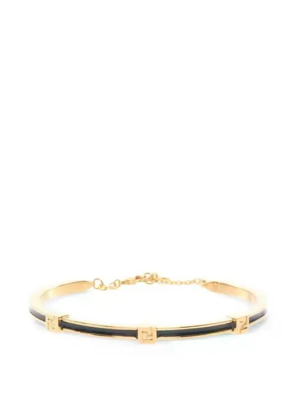 Fendi Forever Ff Motif Enamel Bracelet
