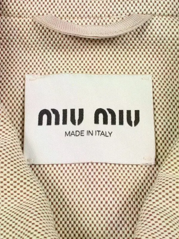 Miu Miu Jacquard Blouson Jacket
