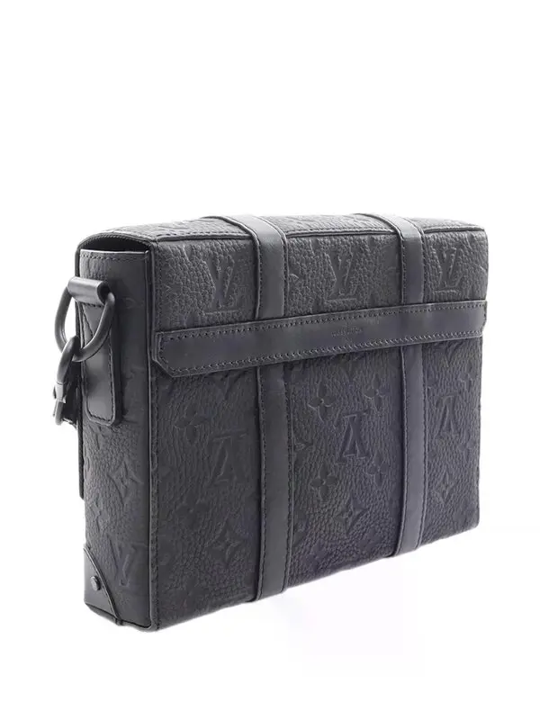 LOUIS VUITTON Monogram Taurillon Trunk Messenger Pm Bag