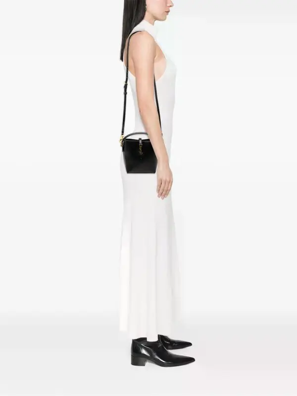 Saint Laurent Shiny Calfskin Le 37 Bucket Bag - Black