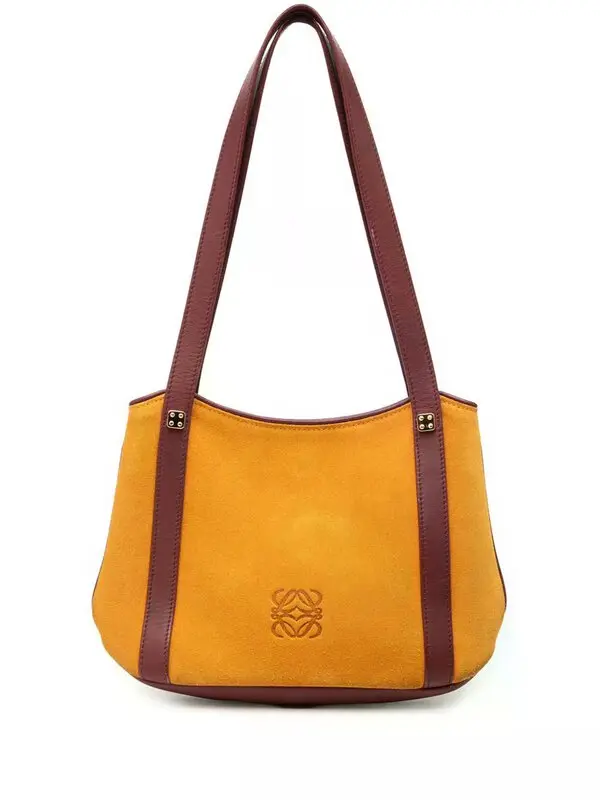 Loewe Suede Anagram Shoulder Bag