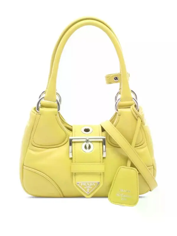 Prada Nappa Soft Padded Re Edition 2002 Moon Satchel