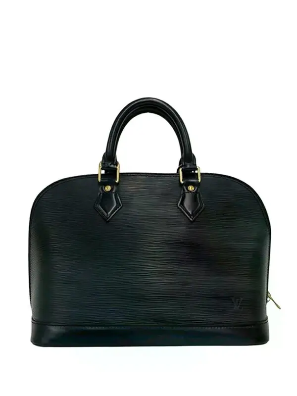 LOUIS VUITTON Epi Alma Pm Handbag - Black