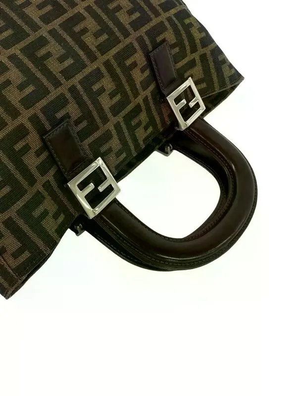 Fendi Zucca Canvas Twins Tote Bag
