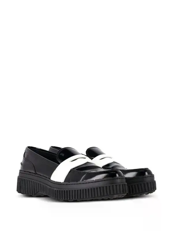 TOD'S Platform Penny Loafers