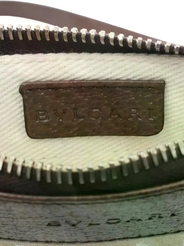 BVLGARI Logomania Canvas Crossbody Bag - Neutrals