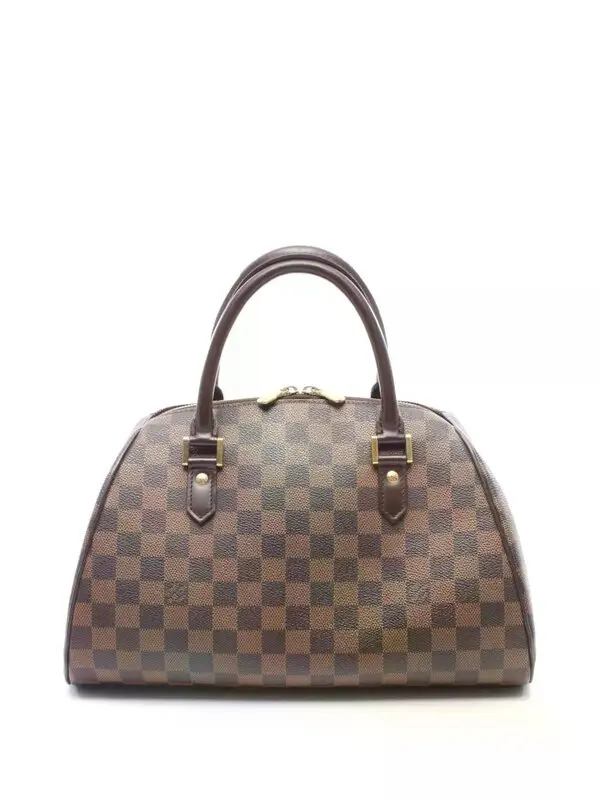 LOUIS VUITTON Damier Ebene Ribera Mm Handbag - Brown
