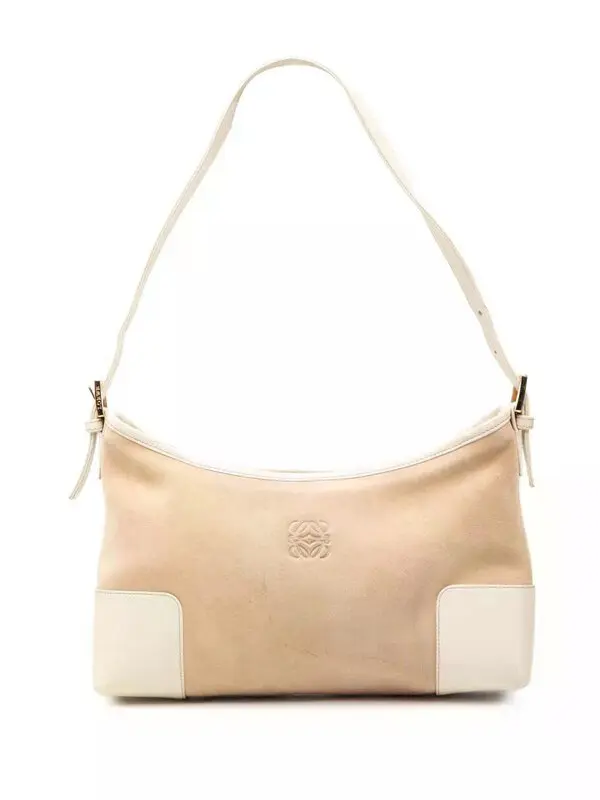 Loewe Suede Anagram Shoulder Bag