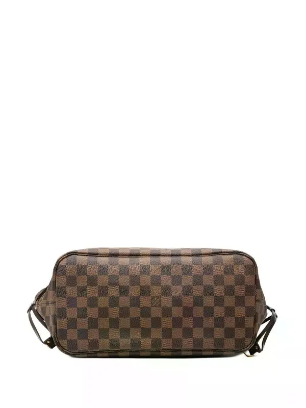 LOUIS VUITTON Damier Ebene Neverfull Mm Tote Bag