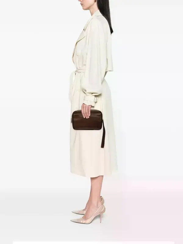 LOUIS VUITTON Taiga Leather Pochette Kaluga Clutch Bag - Brown