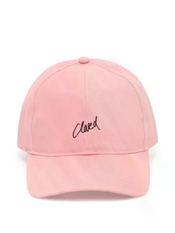 Closed Logo Embroidered Cap - Pink