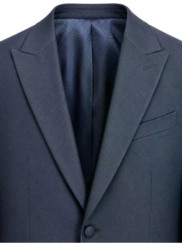 ETIEM TEXTIL S.L. Single-breasted Textured Suit